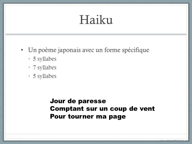 Qu'est-ce qu'un haïku en français ? Découvrez cette poésie en trois vers