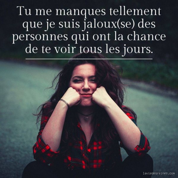 Quelle est la réponse à "Tu me manques"