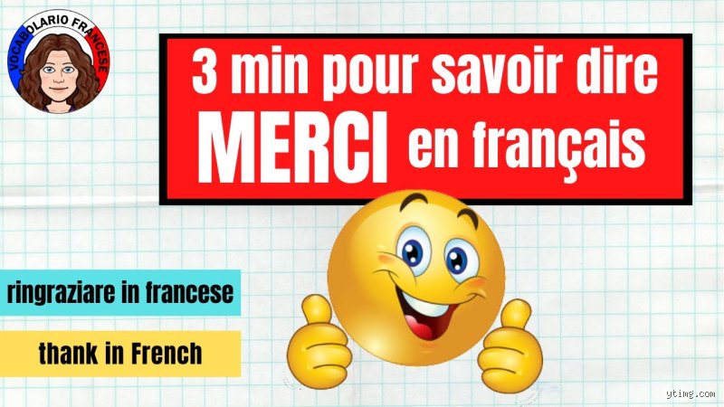Comment apprendre à dire merci