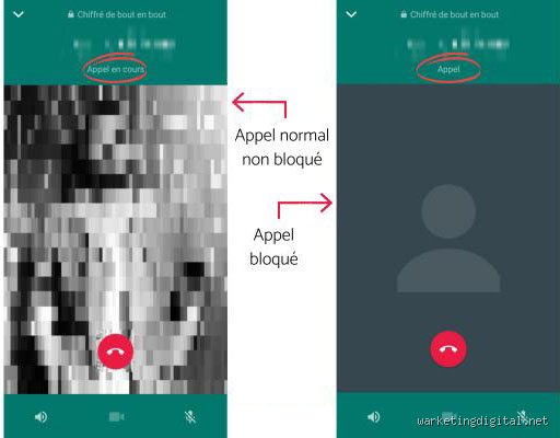 Est-ce qu'un contact voit qu'il est bloqué