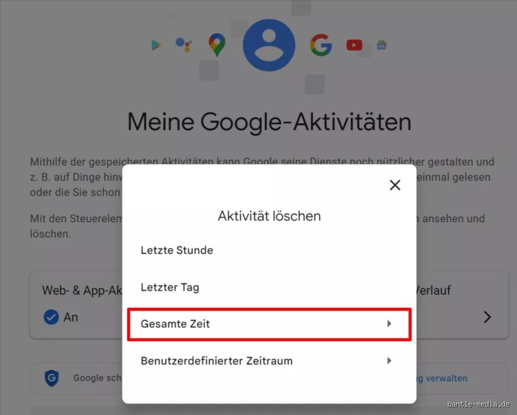 Endlich Kontrolle: Wie Sie Ihre Aktivitäten bei Google löschen und Ruhe ...