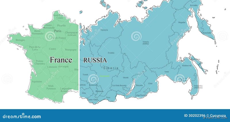 Quelle est la distance entre la France et la Russie