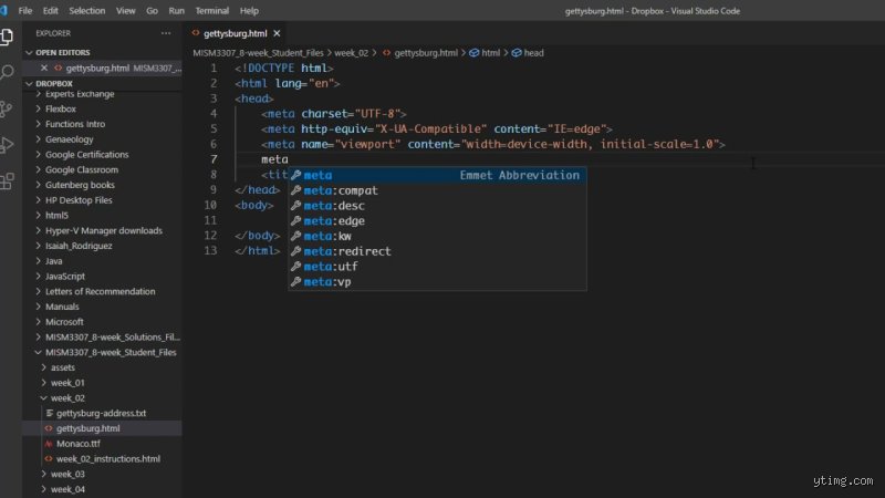 Comment coder en HTML sur Visual Studio