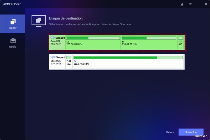 Comment faire une copie miroir d'un disque dur