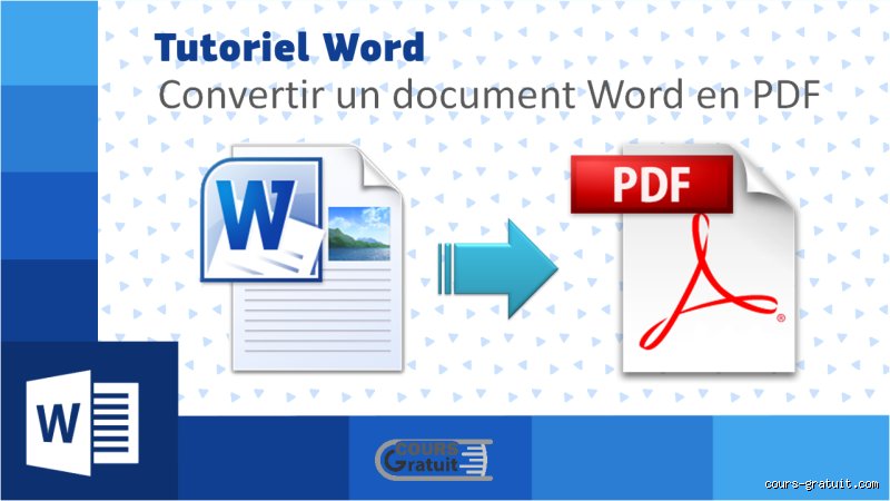 Comment transformer un document Word en PDF remplissable