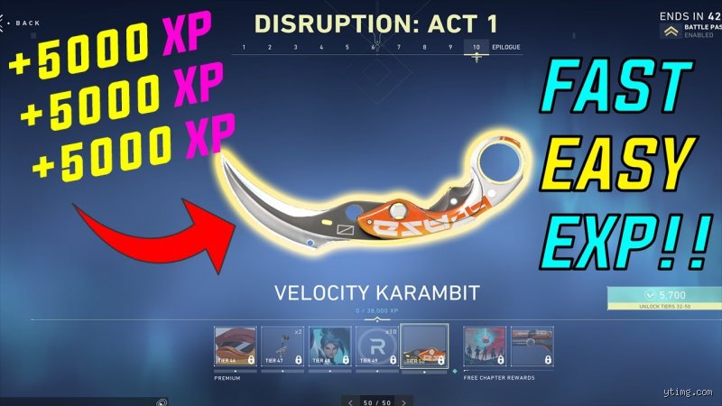 Comment exp rapidement sur Valorant