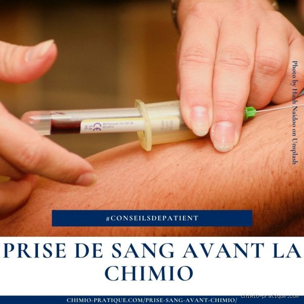 Pourquoi une prise de sang avant la chimio