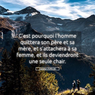 Pourquoi l'homme quittera son Père et sa mère