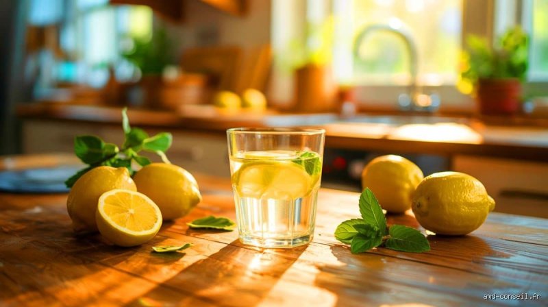 Pourquoi boire du citron avec de l'eau tiède le matin