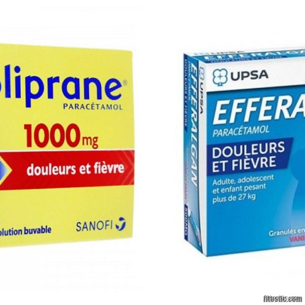 Quel est le plus efficace Doliprane ou Dafalgan