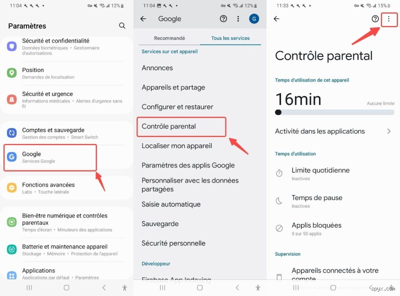 Comment enlever le contrôle parental Family Link sans supprimer le ...