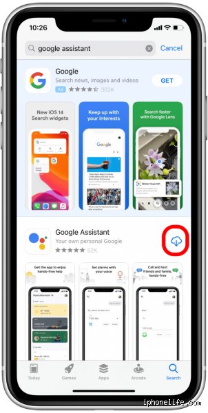 Comment avoir assistant Google sur iPhone
