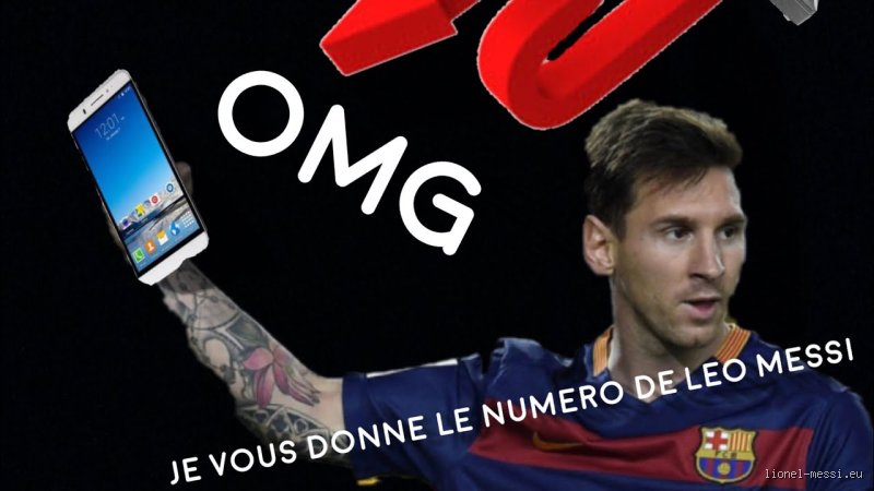 C'est quoi le numéro de Lionel Messi