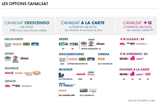 C'est quoi l'option TV chez Canal